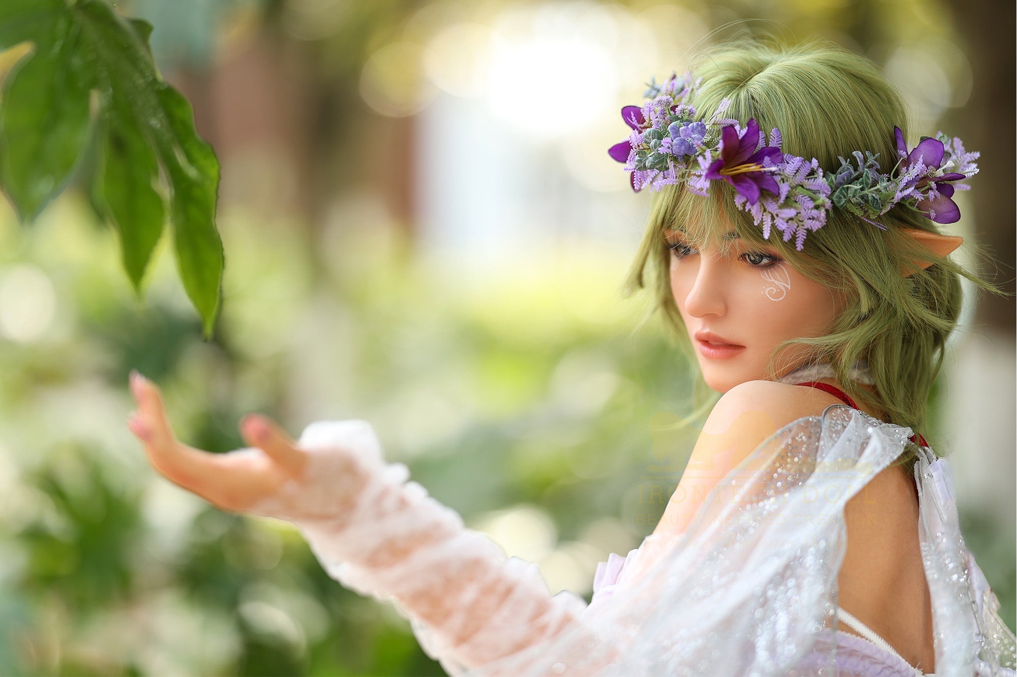 Tinkerbelle Fairy Elf Sex Doll 167cm Silicone Irontech Doll Silicon Wives